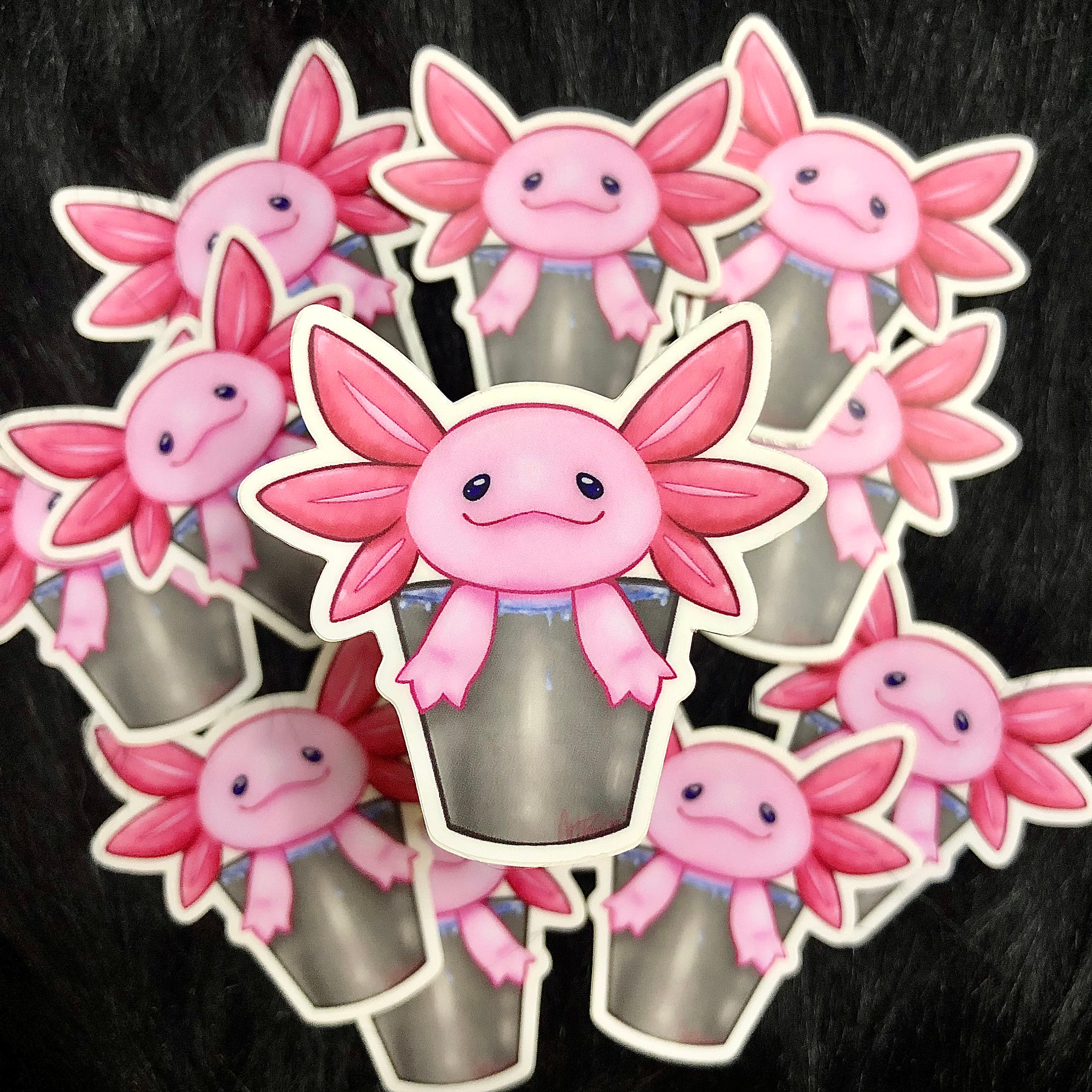 Minecraft Axolotls in a Bucket - Etsy