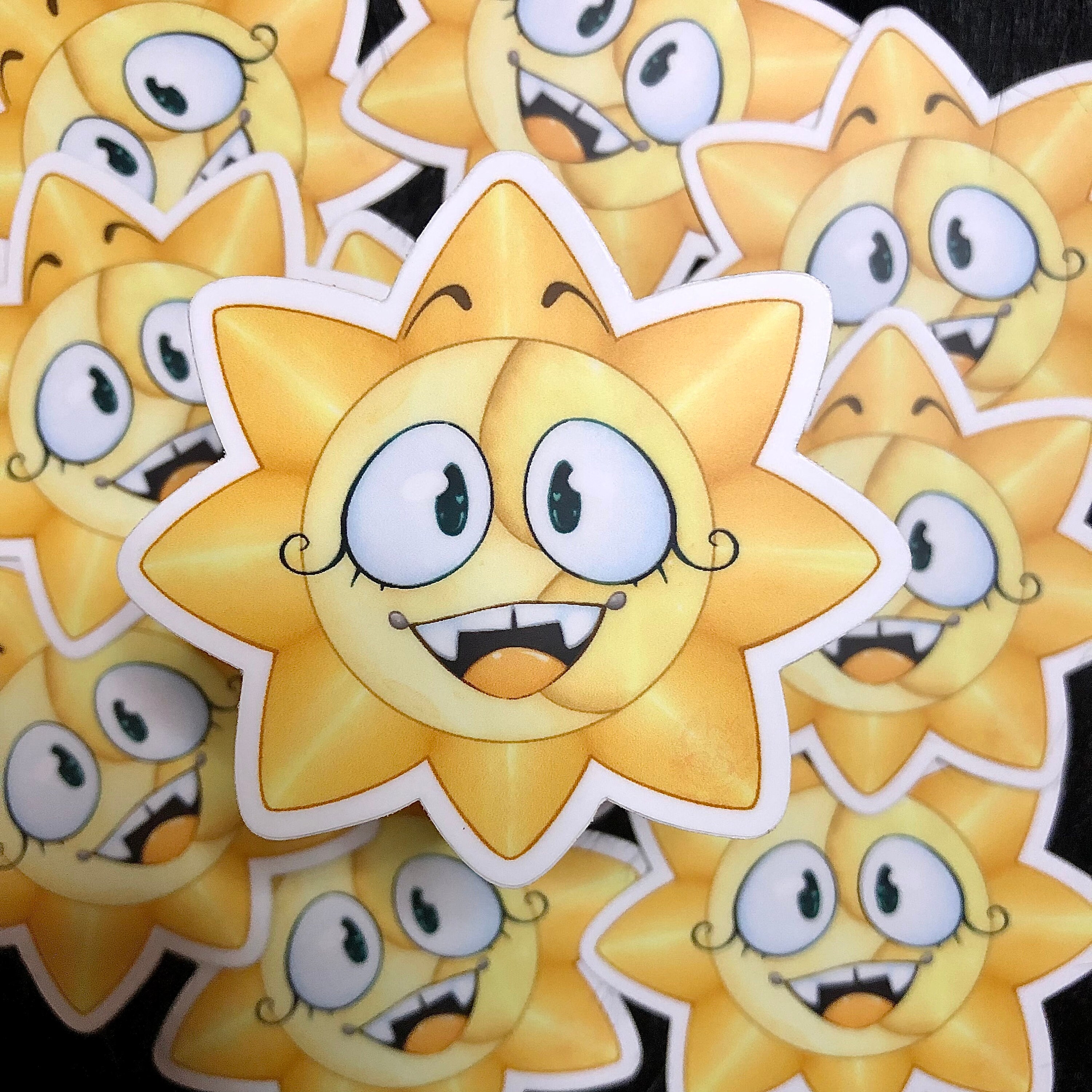 Sun and Moon Fnaf Sticker - Etsy