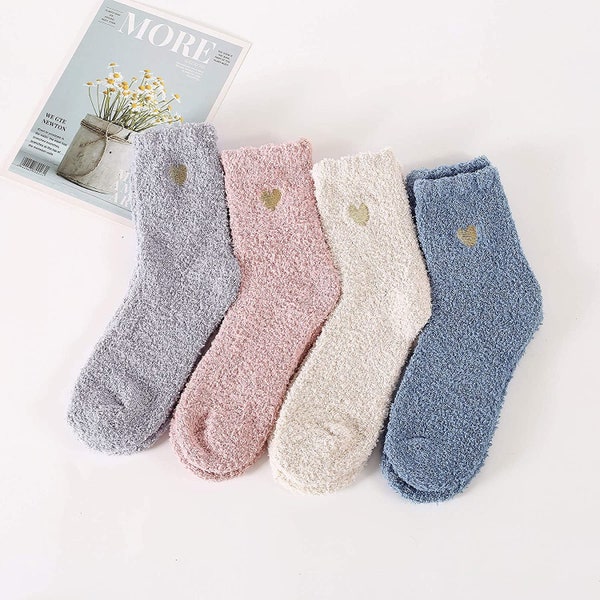 Fuzzy Socks - Etsy