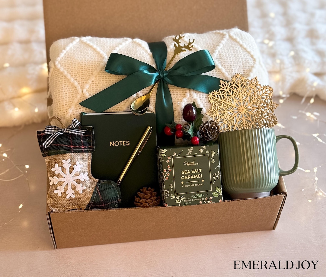 Holiday Gift Box, Personalized Christmas Gift Box for Her, Hygge Gift ...