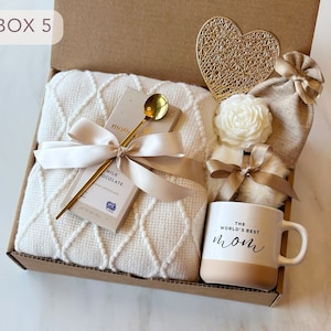 Classy Gift Basket for Women , Cozy Gift Box With Blanket, Socks ...