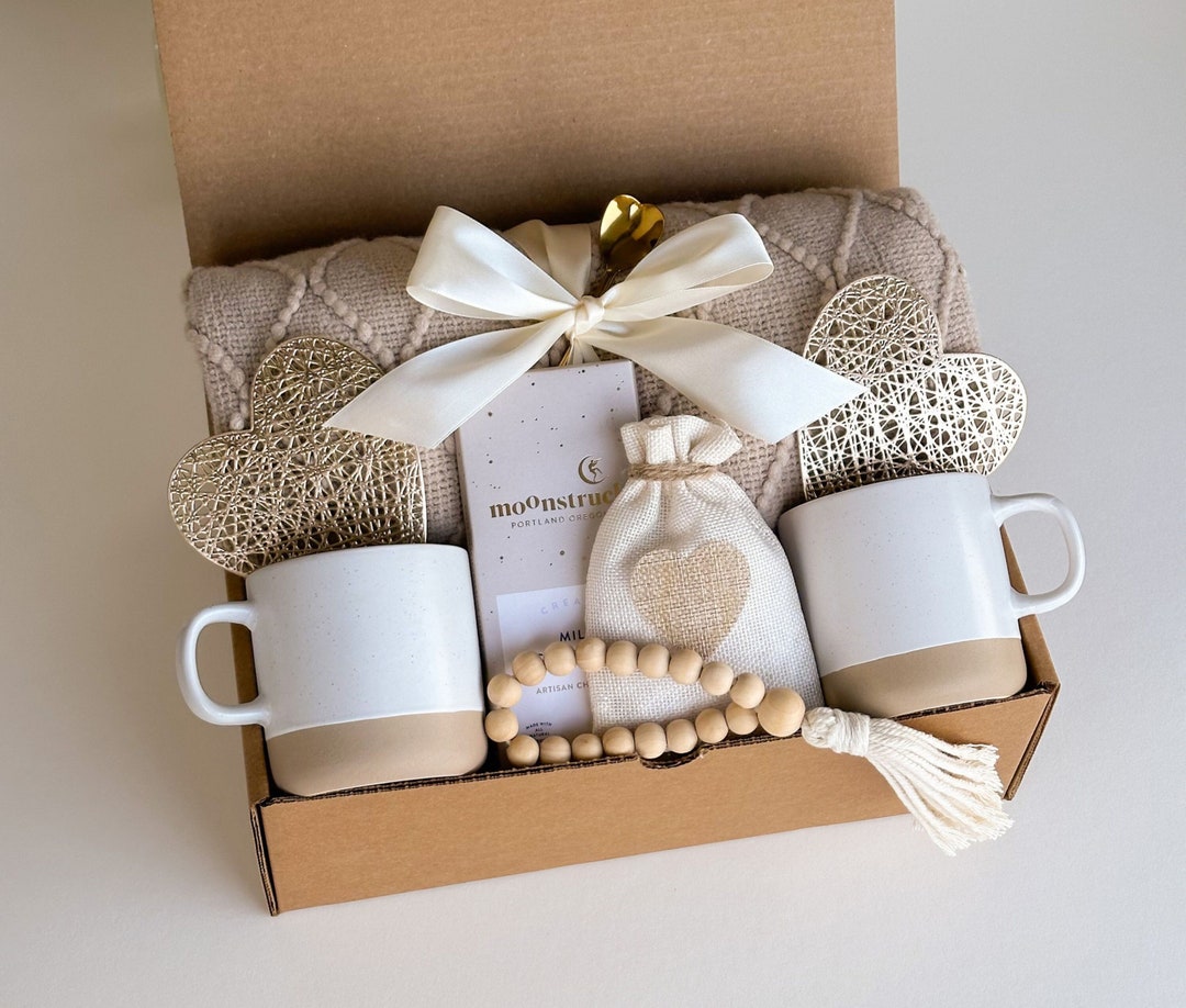 Valentine's Day Gift Box for Couples, Engagement Gift Basket, Hygge ...