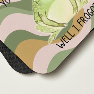 Funny Frog Mouse Pad, I Frogot Meme, Funny Office Mouse Pad, Office ...