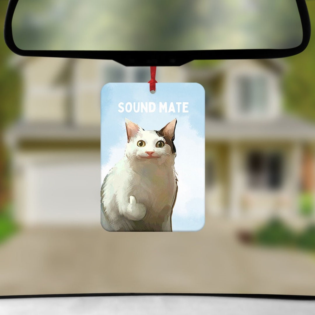 Funny Sound Mate Cat Car Air Freshener, Funny Car Air Freshener, New ...