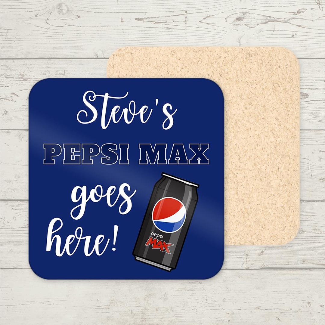 Personalised Pepsi Coaster, Custom Name Gift, Funny Coaster, Custom ...