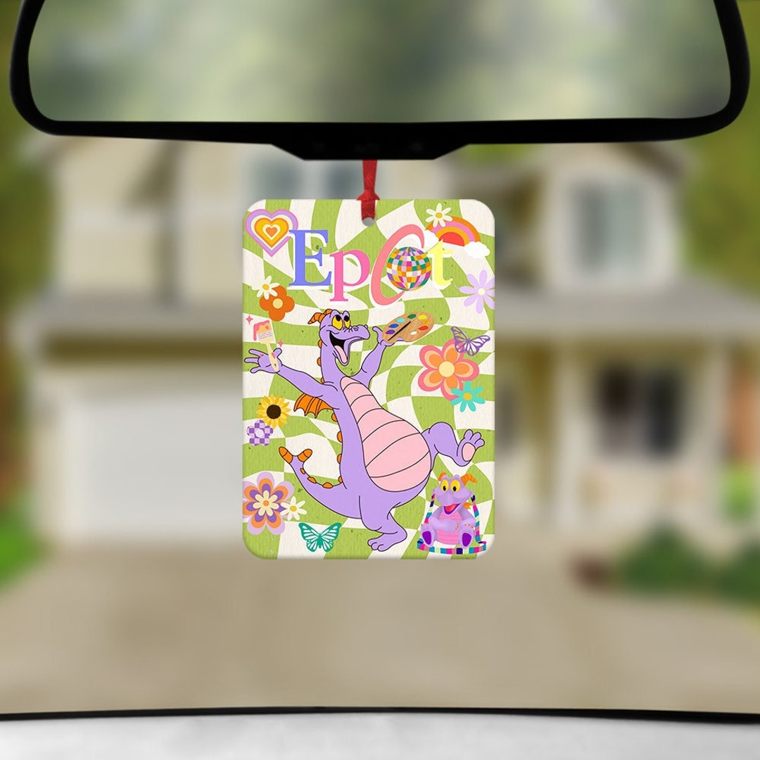 Y2k Figment Inspired Epcot Car Air Freshener, Cute Car Accessories, New ...