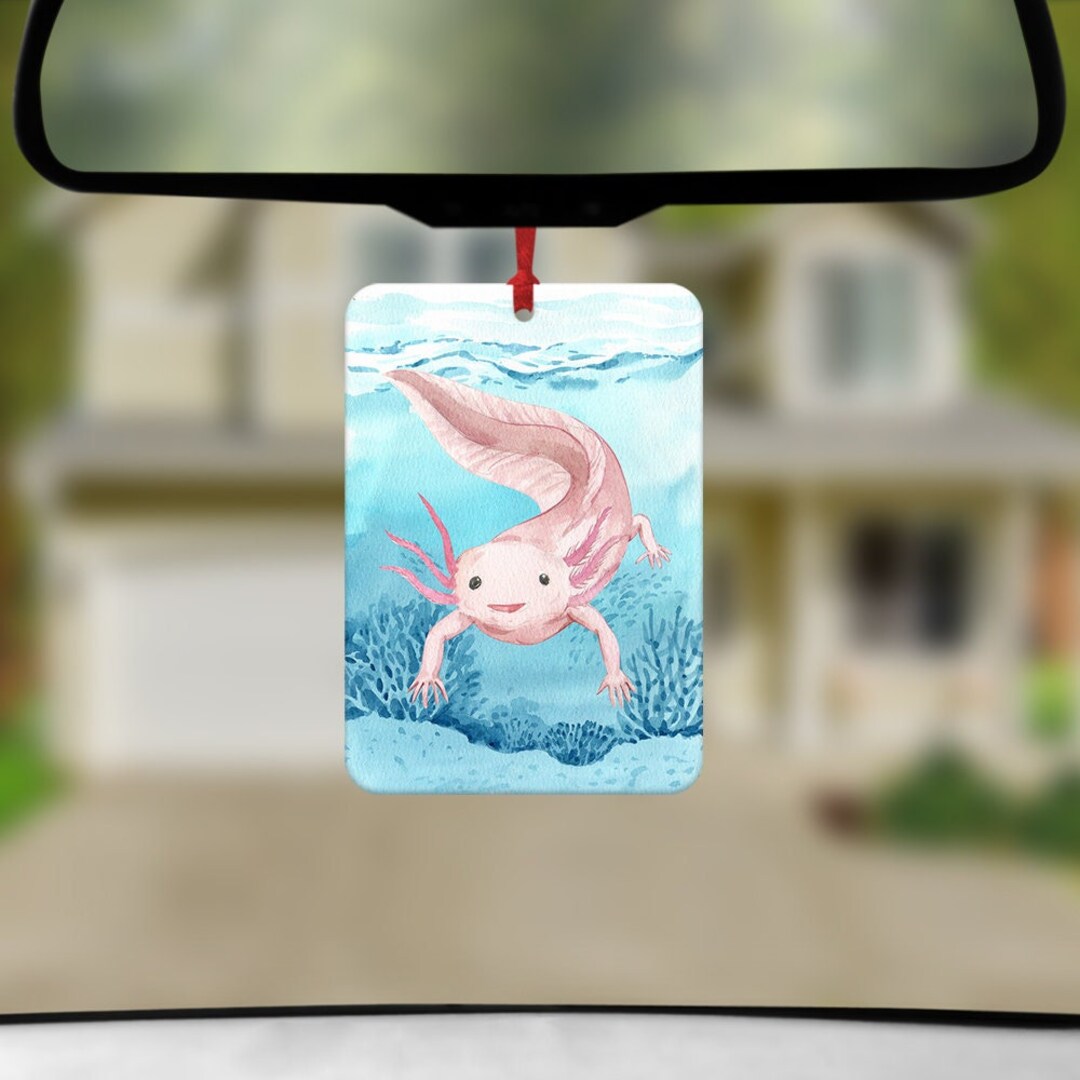 Cute Axolotl Car Air Freshener, Funny Car Air Freshener, Car ...