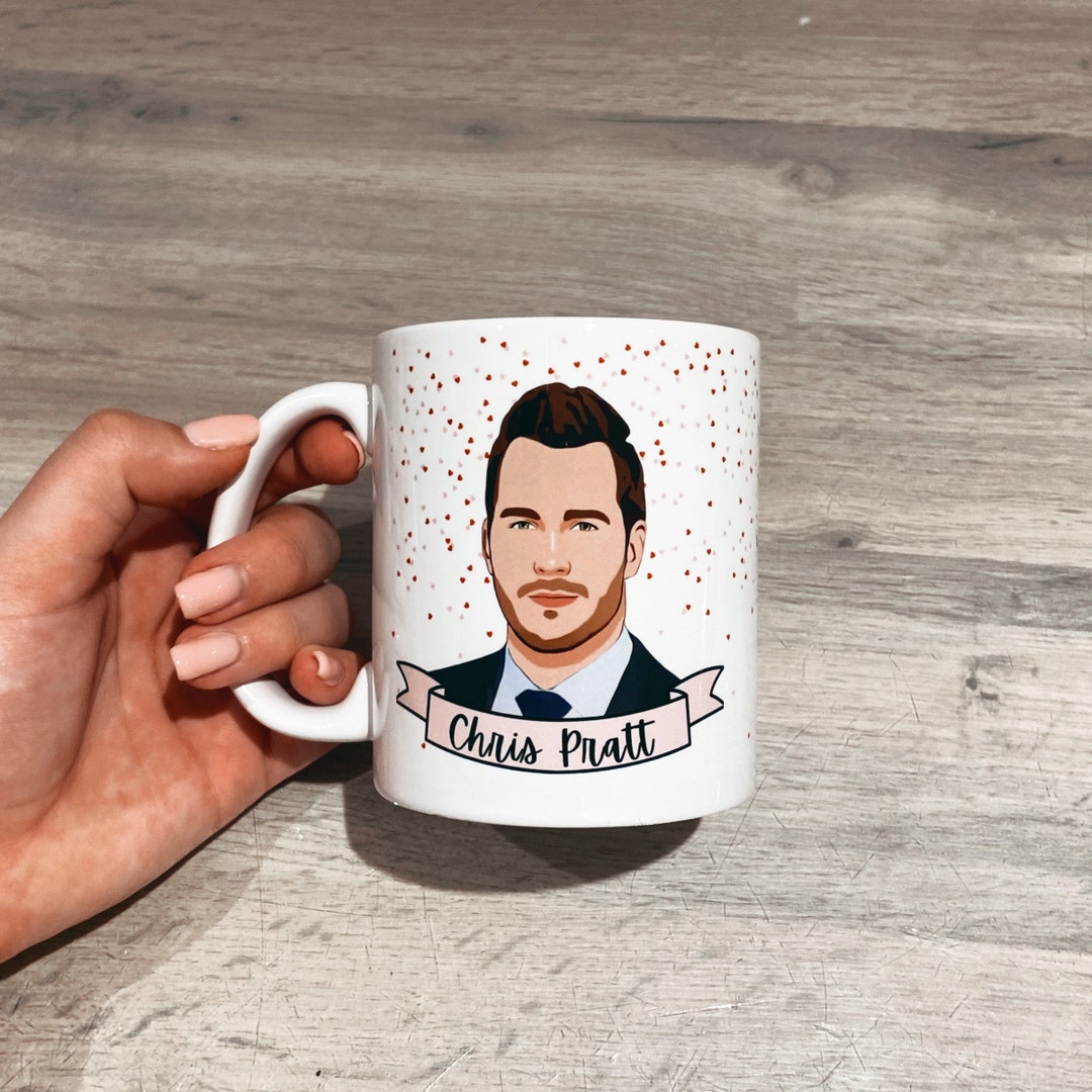 Chris Pratt Mug, Chris Pratt Fan Gifts, Chris Pratt Lover, Cute ...