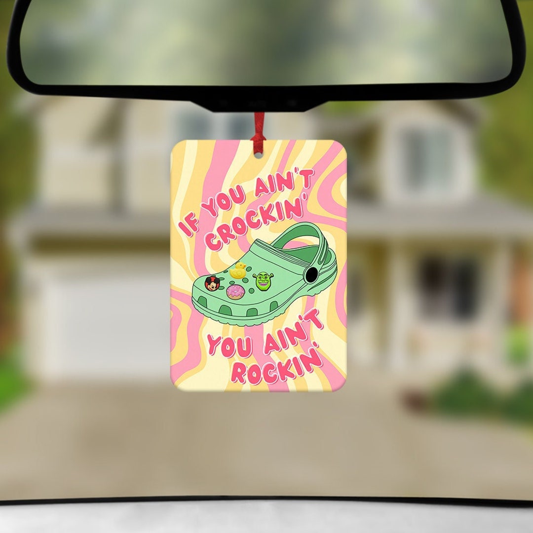 Croc Meme Car Air Freshener, Funny Croc Gifts, Funny Car Air Freshener ...
