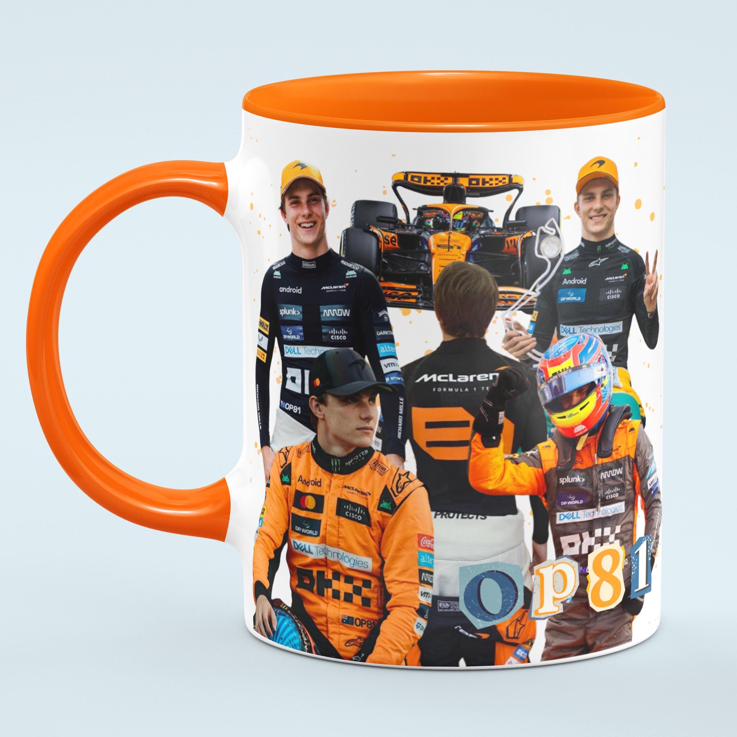 Oscar Piastri Mug, Formula 1 Fan, Mclaren F1, F1 Mug, F1 Car ...