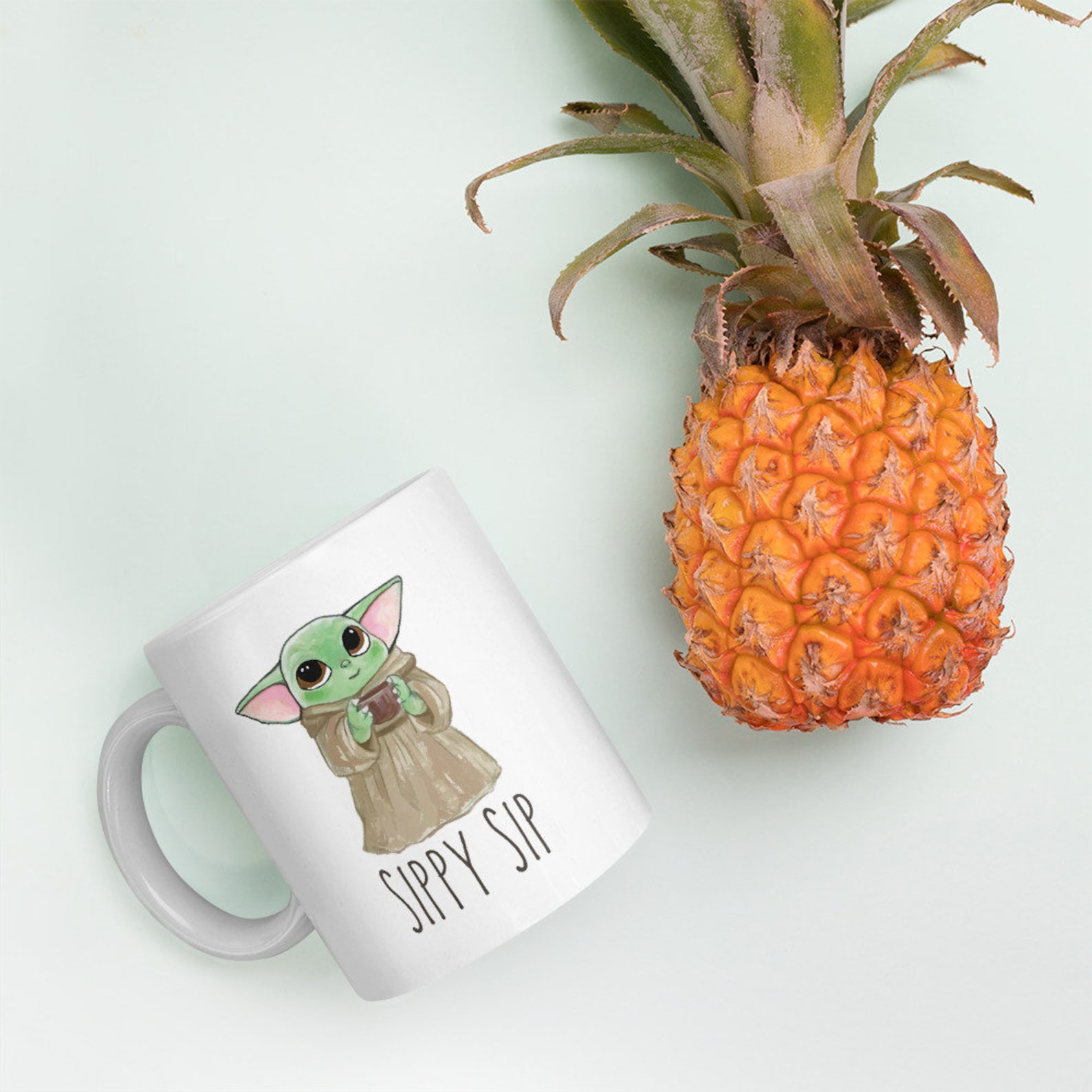 Sippy Sip Mug Baby Yoda Coffee Mug Best Yoda Gift Gift - Etsy UK