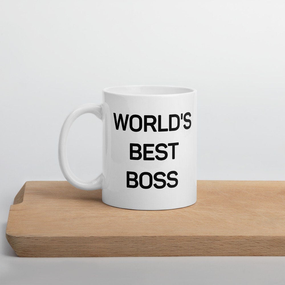 World's Best Boss Mug Funny Coffee Mug Printed Both | Etsy