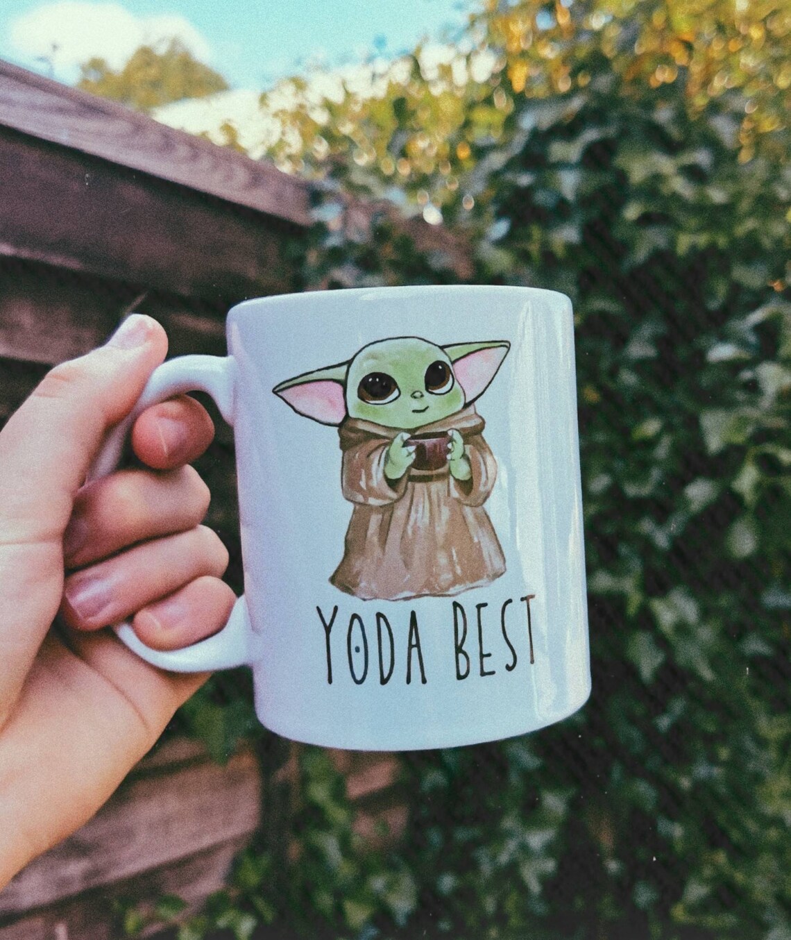 Yoda Best Mug Baby Green Alien Mug Gift for Him Gift for - Etsy