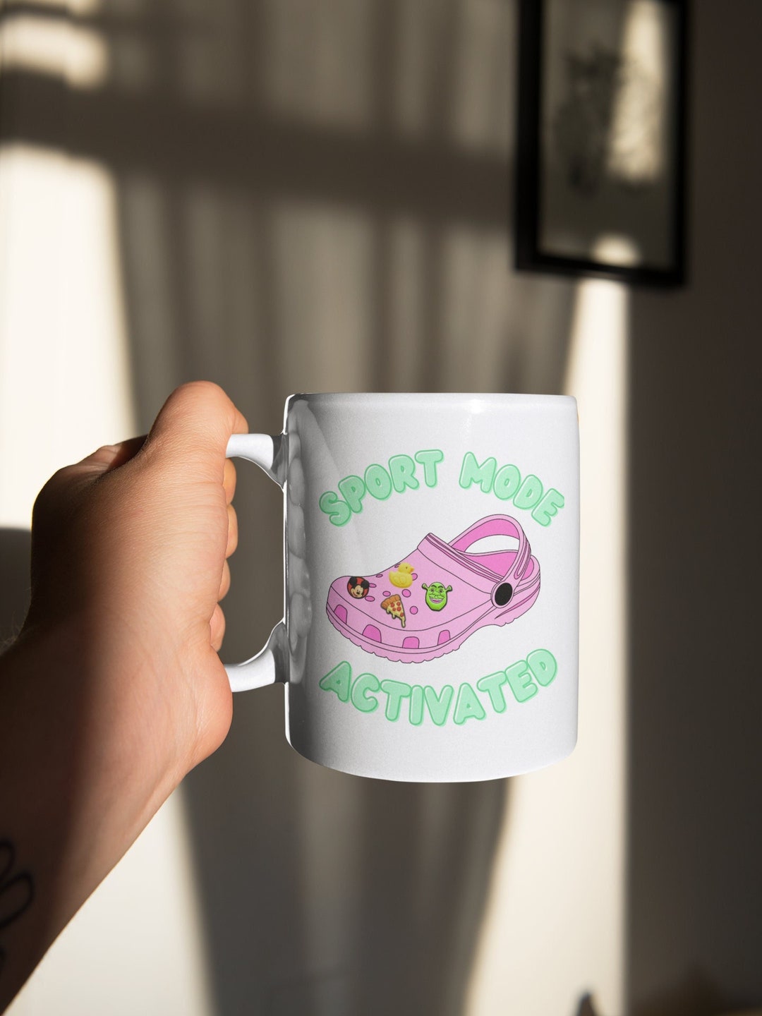 Sport Mode Croc Meme Mug, Funny Croc Gift, Croc Lover Gift, Croc Shoe ...