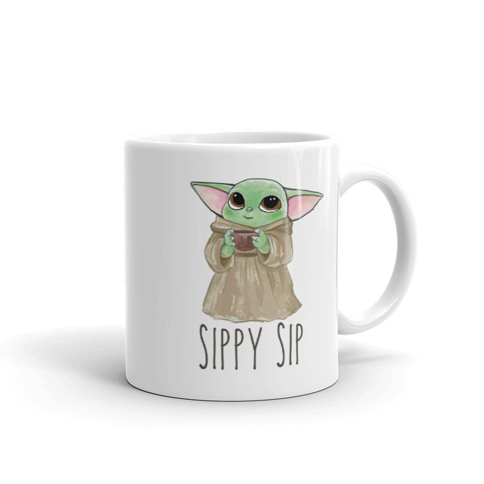 Sippy Sip Mug Baby Yoda Coffee Mug Best Yoda Gift Gift - Etsy UK