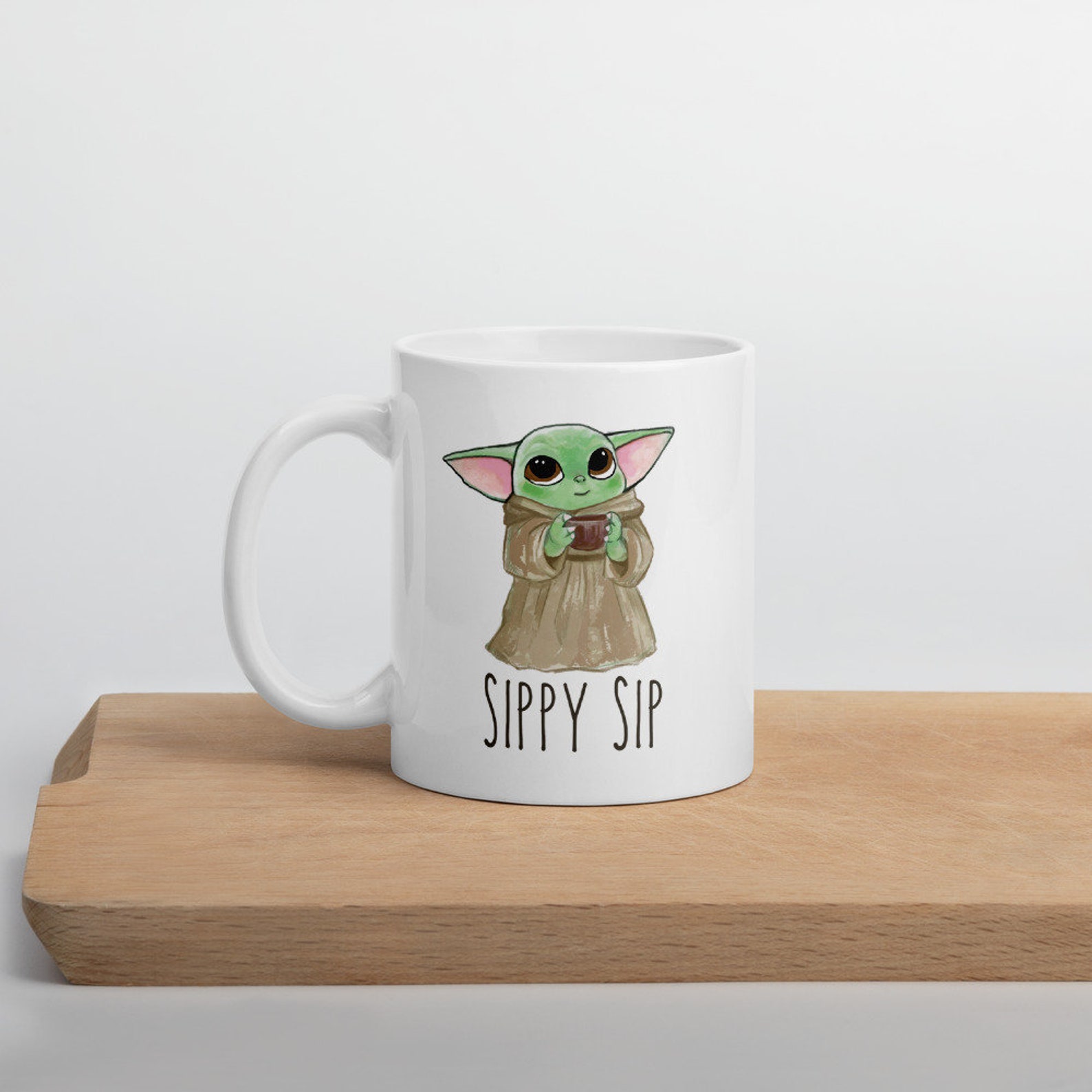 Sippy Sip Mug Baby Yoda Coffee Mug Best Yoda Gift Gift - Etsy UK