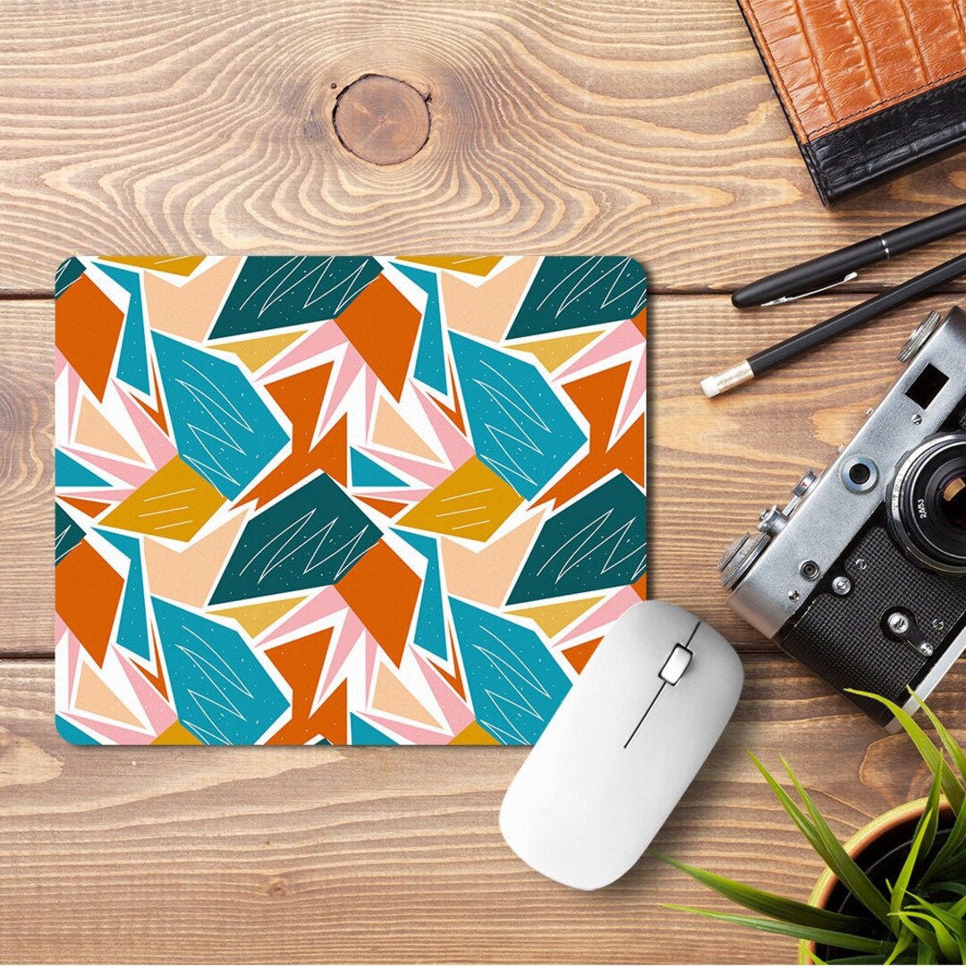 Abstract Pattern Mouse Pad, Cute Mouse Pad, Office Gift, Desk ...