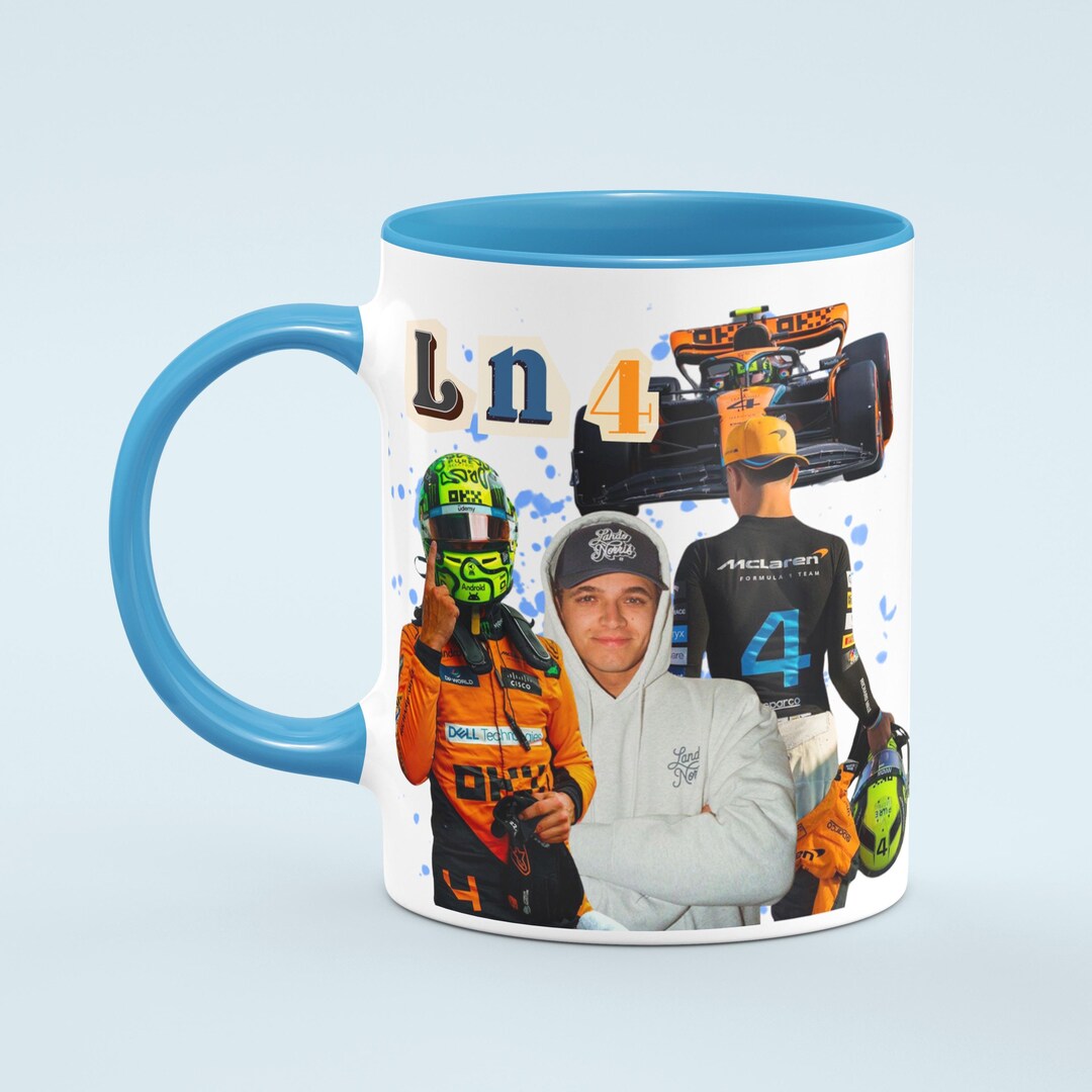 Lando Norris Mug, Formula 1 Fan, Mclaren F1, F1 Mug, F1 Car Accessories ...