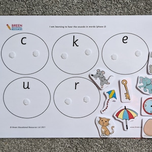 Find and Match the Initial Sound, Phonics, Initial Letter, Phase 2 ...