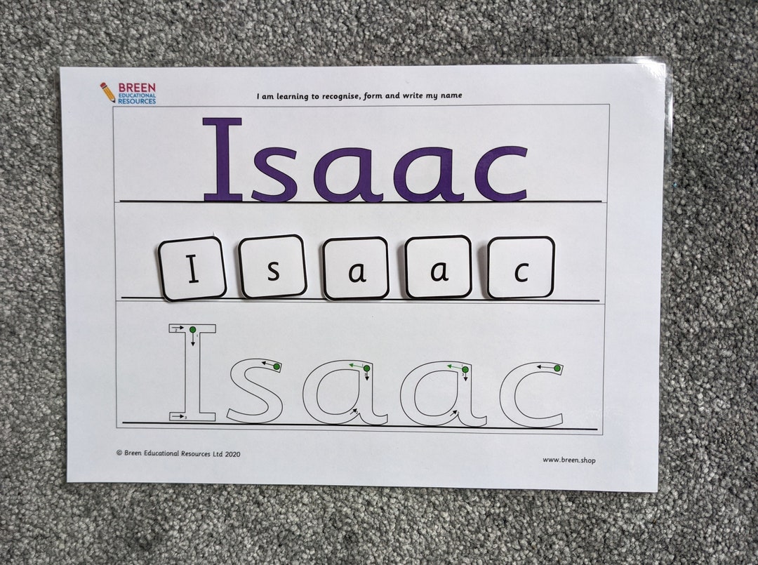 Recognise, Form and Write My Name. Early Years, Primary School, Parent ...