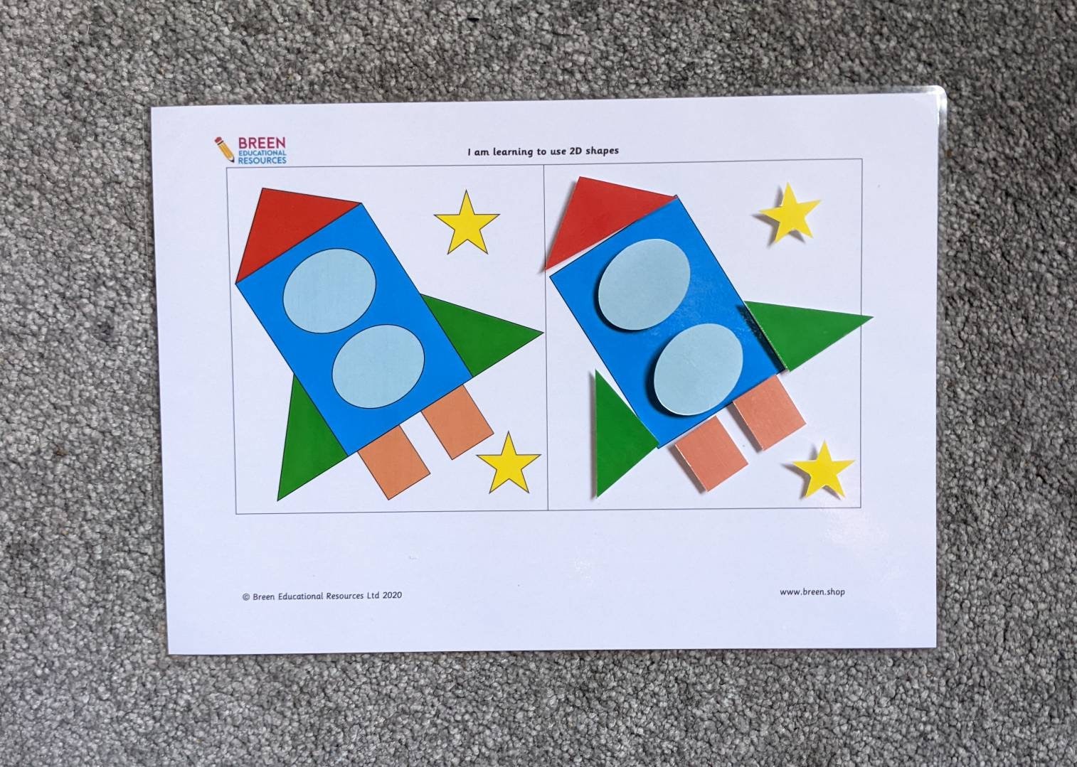 Identify and Match 2D Shapes Make Pictures Using Shapes. Maths, Shapes ...