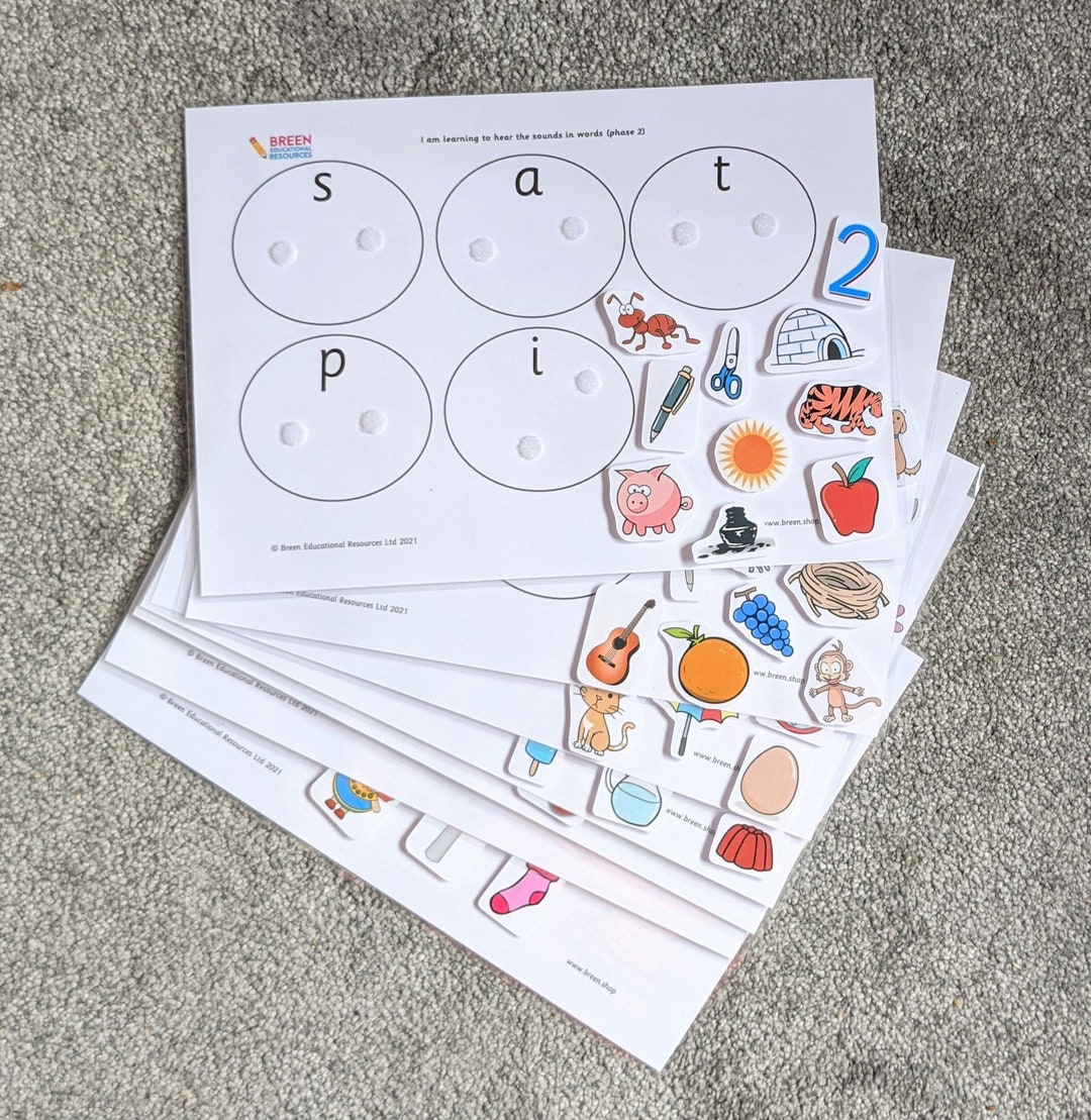 Find and Match the Initial Sound, Phonics, Initial Letter, Phase 2 ...