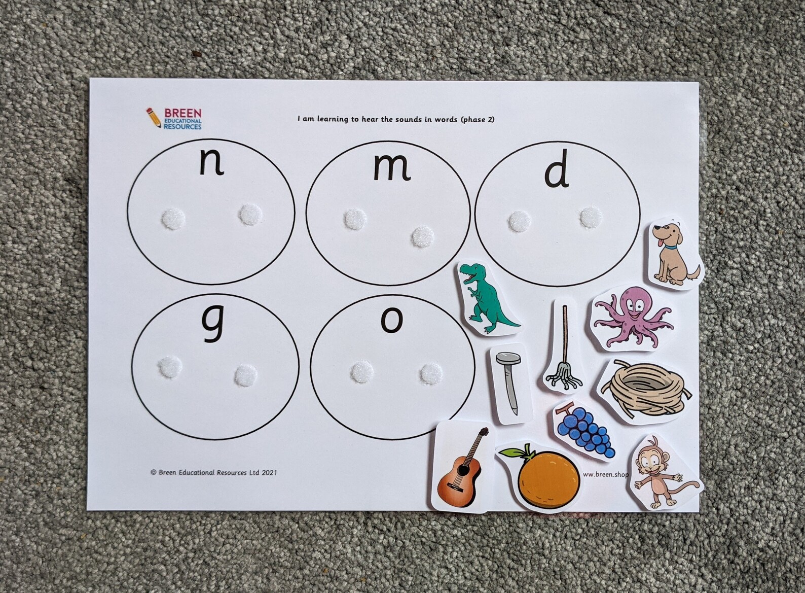 Find and Match the Initial Sound, Phonics, Initial Letter, Phase 2 ...