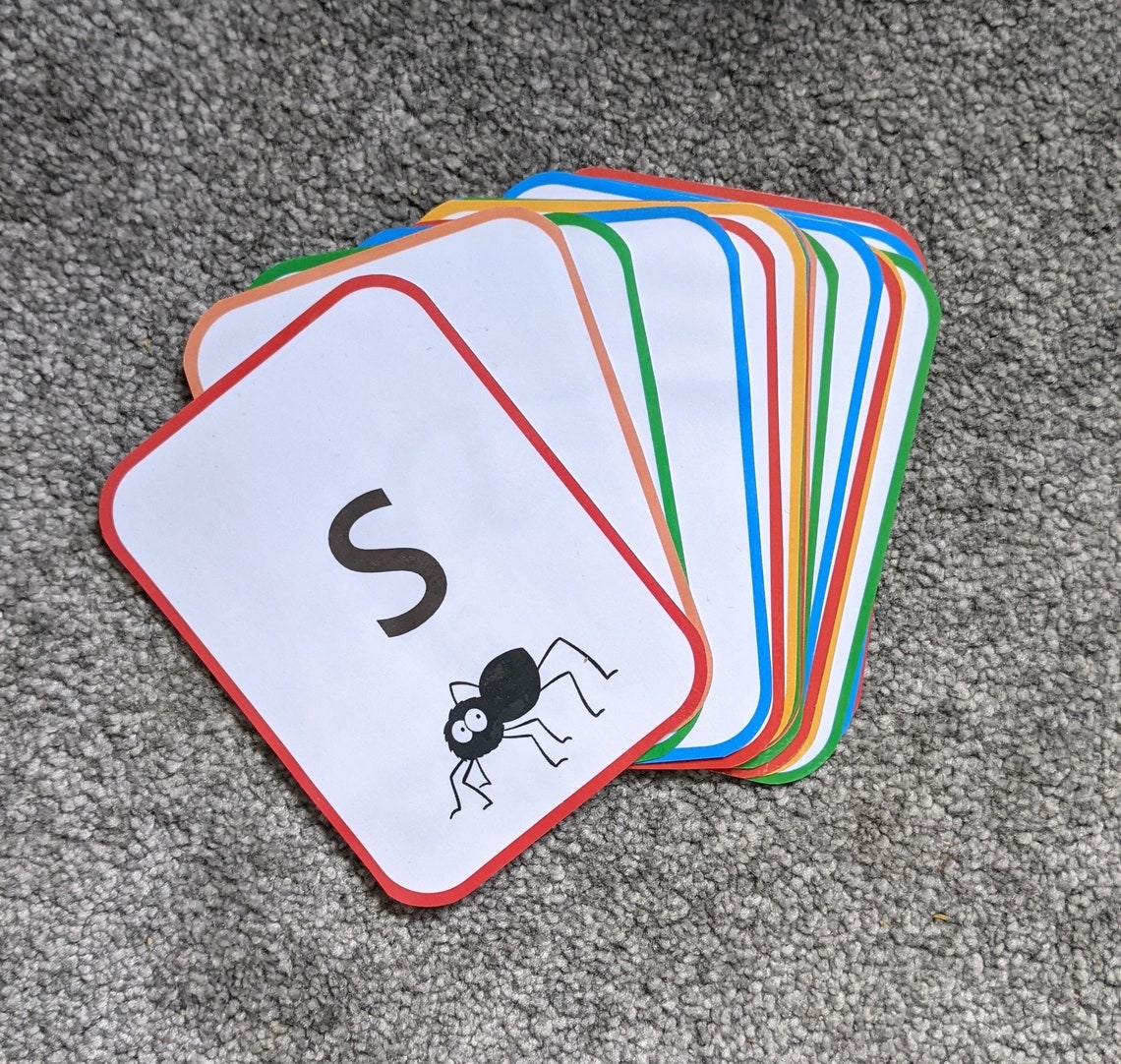 Phase 2 Phonics Flashcards, Letter Sounds, Phonics, Literacy. Early ...