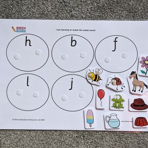 Find and Match the Initial Sound Phonics Initial Letter - Etsy