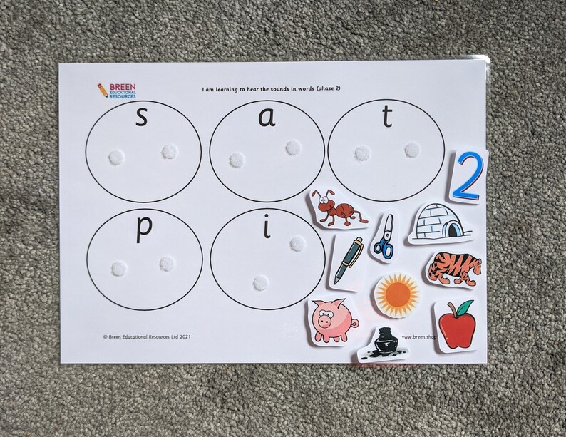 Find and Match the Initial Sound, Phonics, Initial Letter, Phase 2 ...