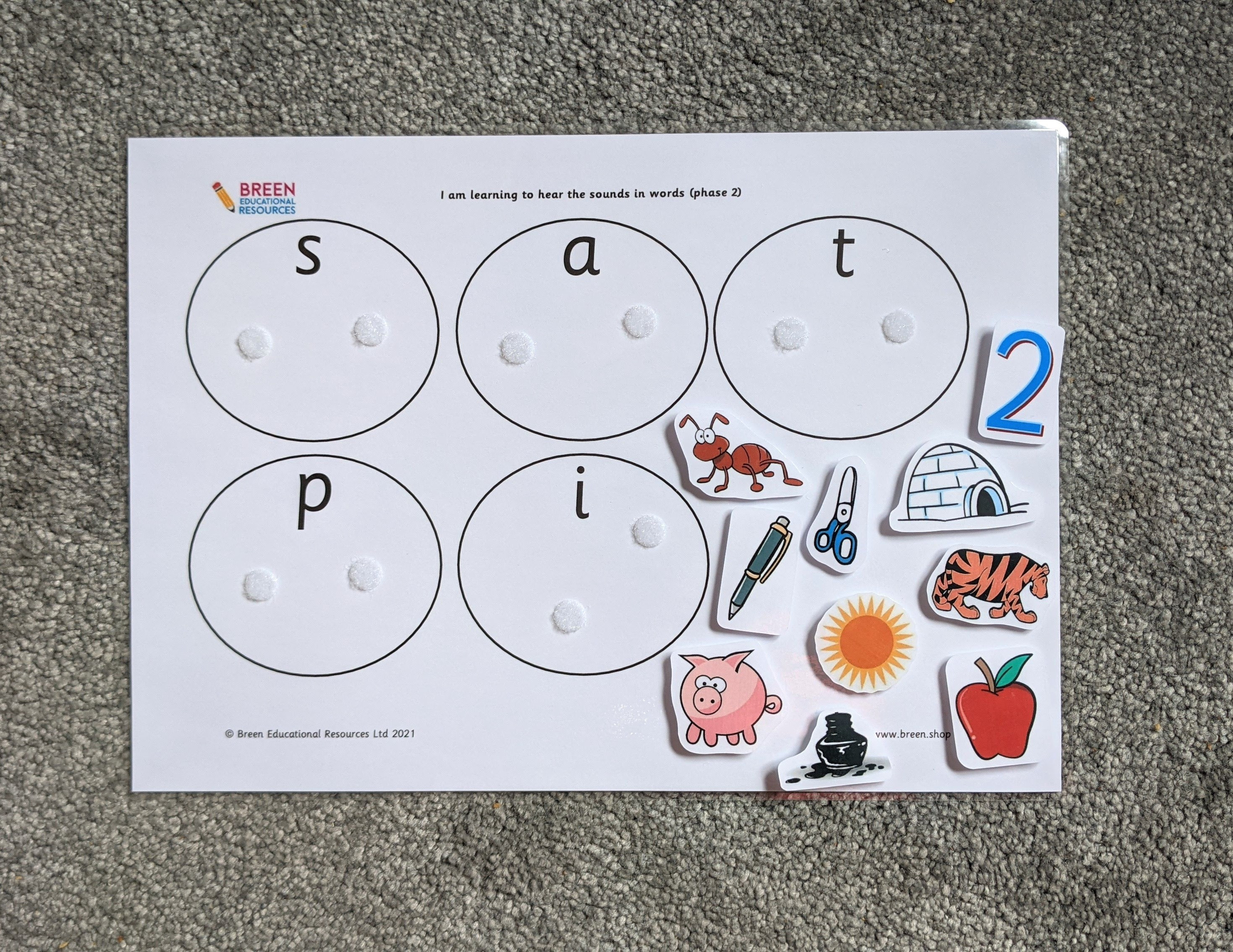 Find and Match the Initial Sound, Phonics, Initial Letter, Phase 2 ...