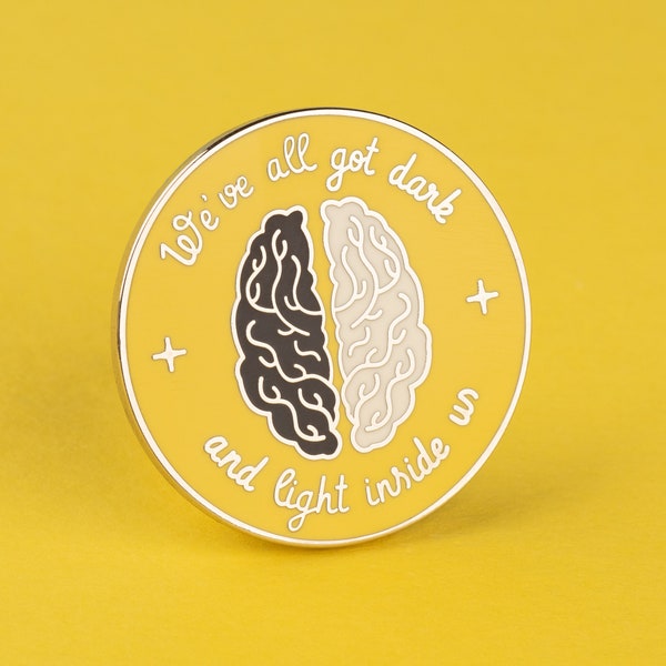 Brain Pin - Etsy