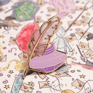 Sugar Quill Enamel Pins - Etsy