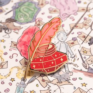 Sugar Quill Enamel Pins - Etsy