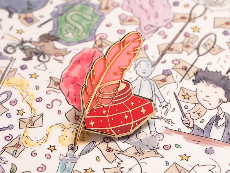 Sugar Quill Enamel Pins - Etsy