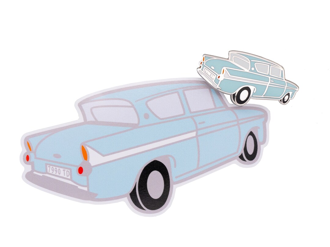 Flying Car Sticker - Etsy