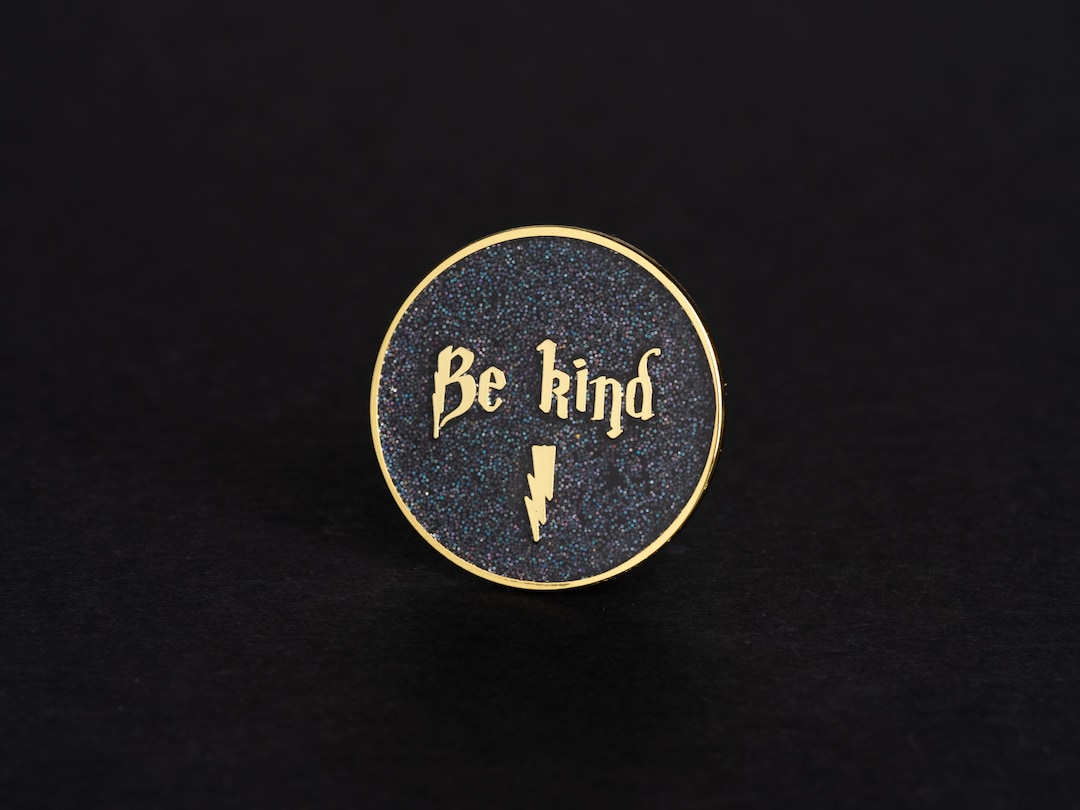 Be Kind Enamel Pin - Etsy