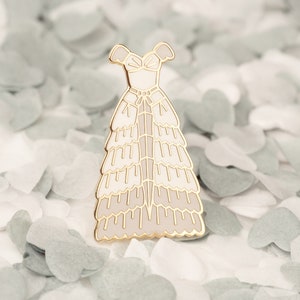 Yule Ball Dress Enamel Pins - Etsy UK