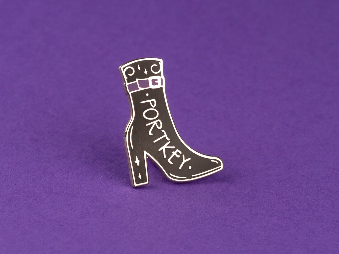 Portkey Boot Enamel Pin - Etsy