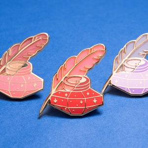 Sugar Quill Enamel Pins - Etsy