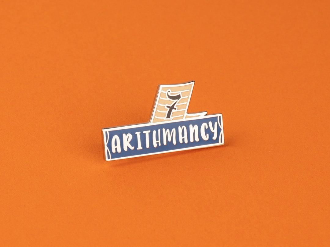 Arithmancy Book Enamel Pin - Etsy