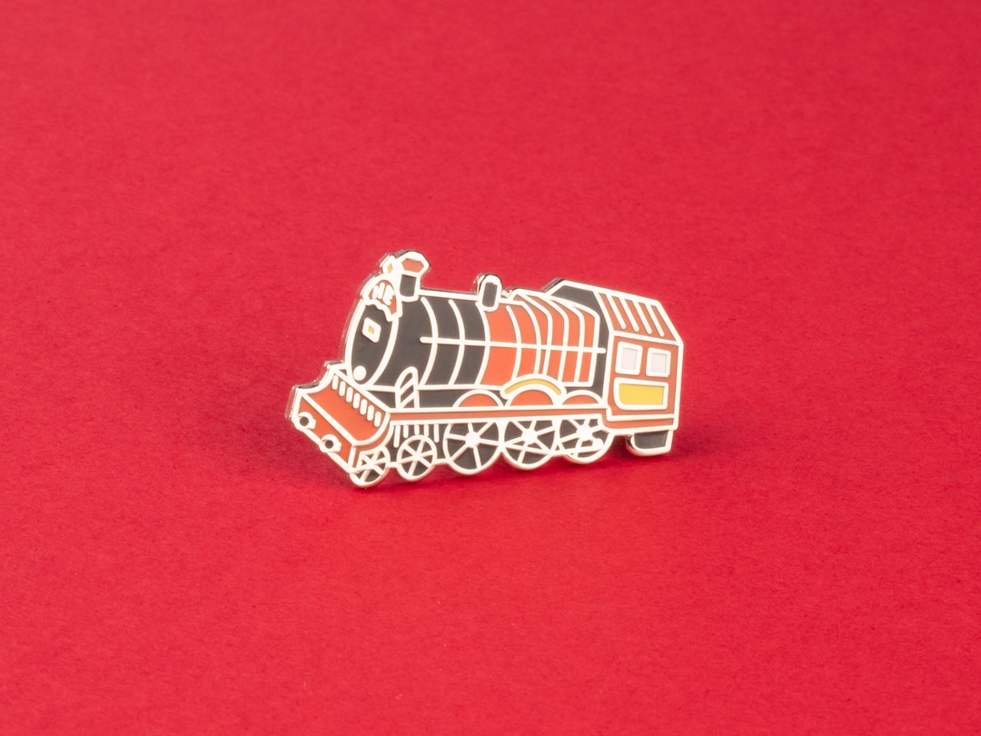 Train Enamel Pin - Etsy