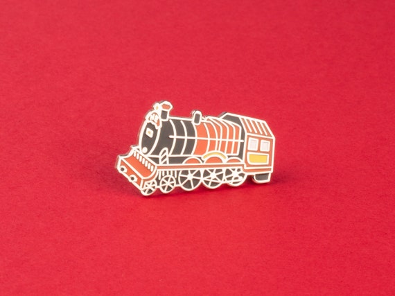 Train Enamel Pin | Etsy