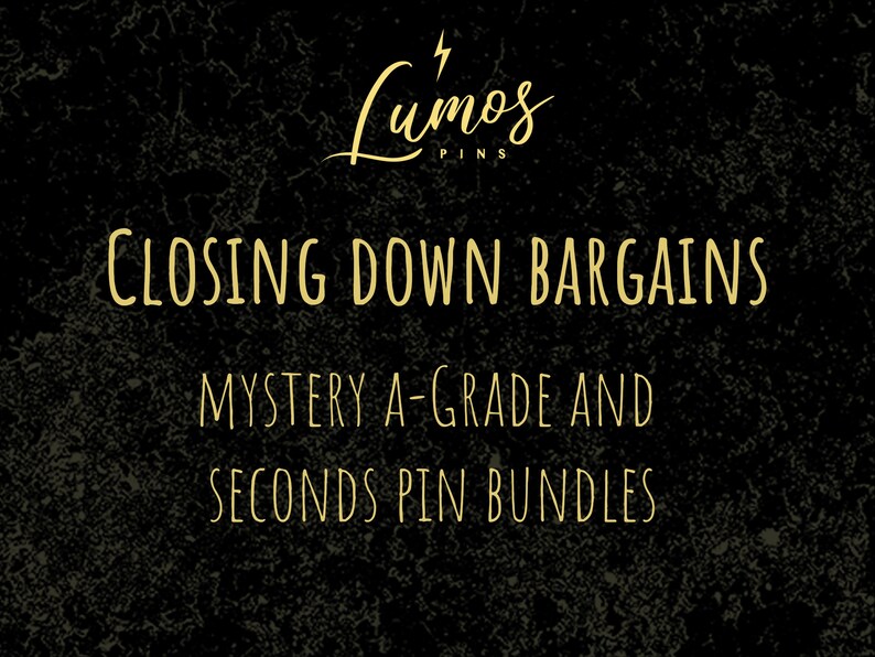 Closing Down Mystery Pin Bargain Bundles - Etsy
