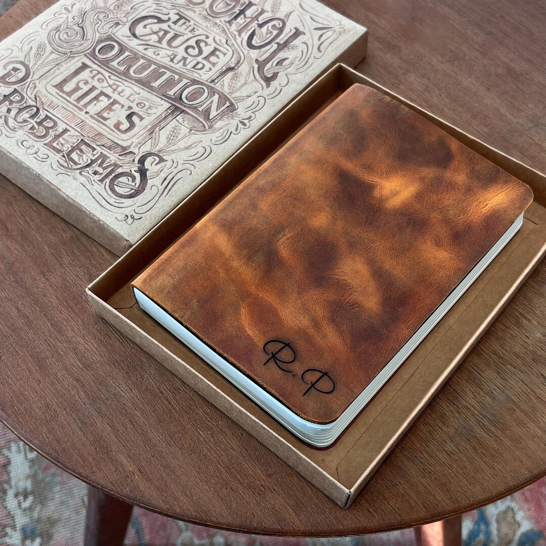 Leather Journal A5, 256 Pages Journal, Leather Poetry Journal ...