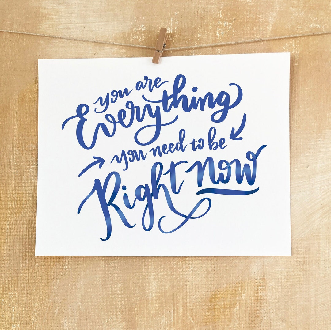 8x10 Art Print, Motivational Quotes Poster, Words of Affirmation Gift ...