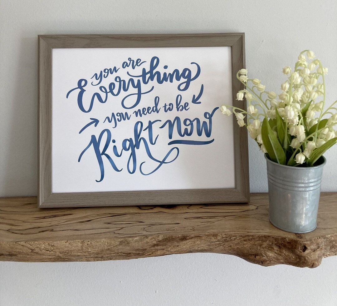 8x10 Art Print Motivational Quotes Poster Words of - Etsy