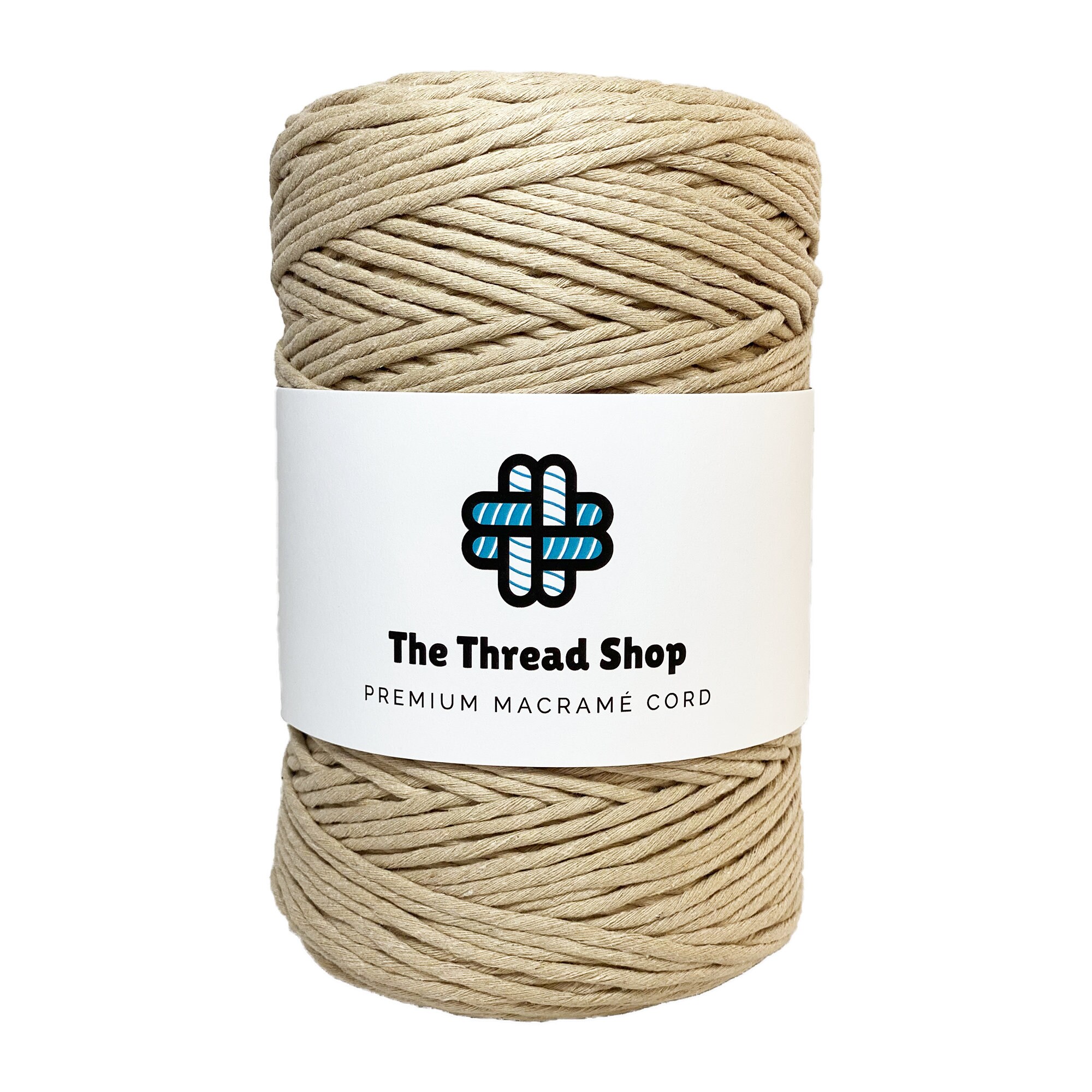 4mm Macrame Cord, Single Strand - 20m, 50m, 100m, 300m - Recycled ...