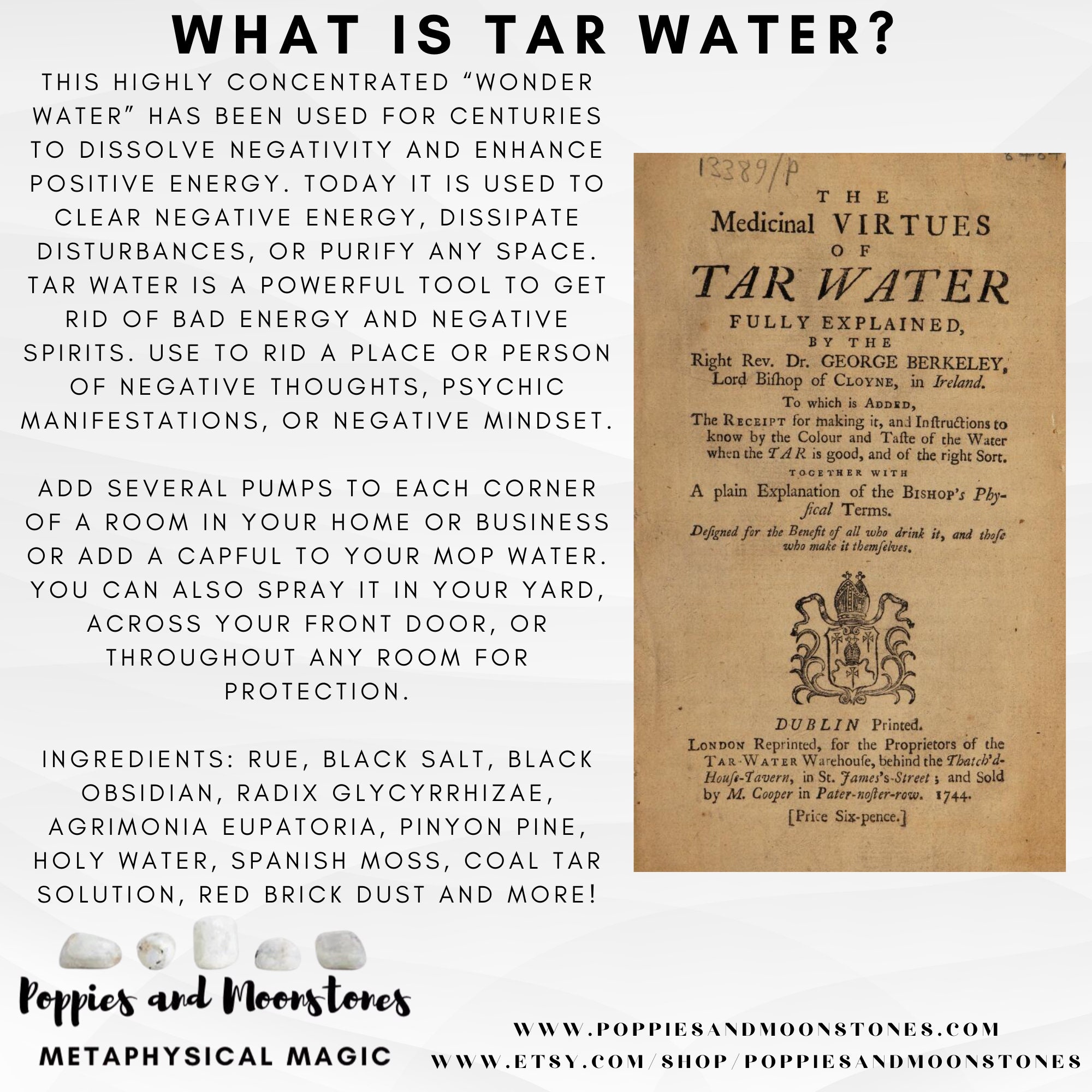 Supercharged Tar Water Spray for Spiritual Protection/removing Negative ...