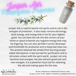 Supercharged Juniper Ash for Protection and Banishing Ritual Work ...